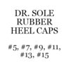 Cowboy Boot Rubber Heel Caps – Sorrell Notions and Findings